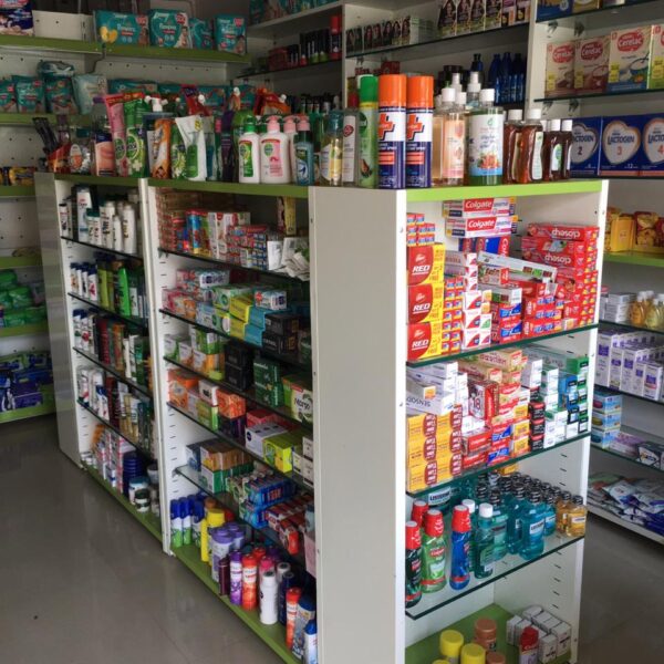 Wellness Care & Cure Chemist, Nashik - Pridiyos Medical Racks